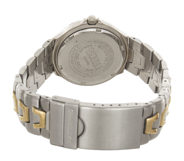 Guess Waterpro Silver Dial Two-Tone Stainless Steel Watch G65025M ...